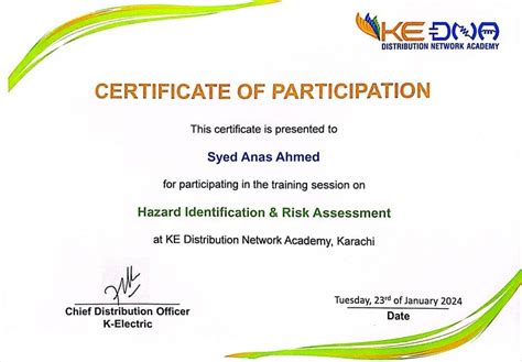 Syed Anas Ahmed On Linkedin Safetyfirst Riskassessment Kelectric Avt