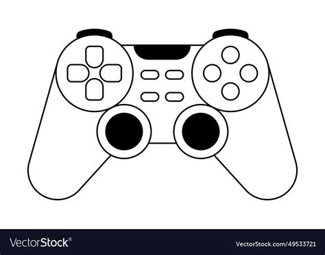 Game Controller Computer Royalty Free Vector Image