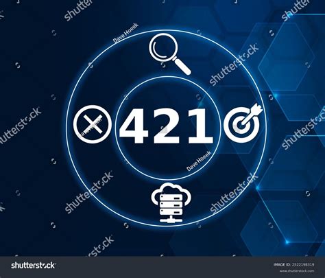 421 error code request directed server stock illustration 2522198319