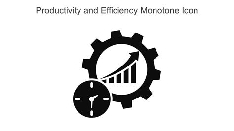 Productivity And Efficiency Monotone Icon In Powerpoint Pptx Png And