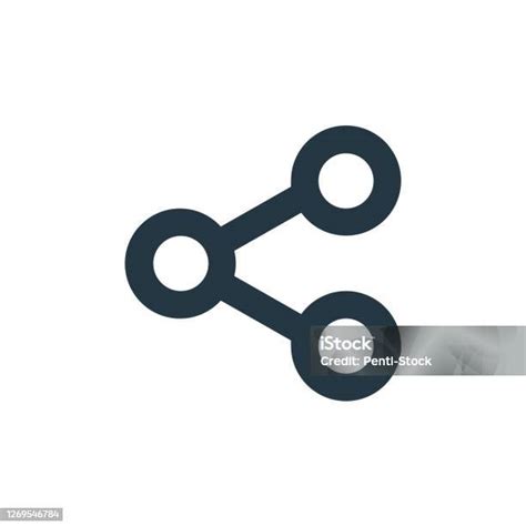 흰색 배경에서 격리된 벡터 아이콘을 공유합니다 웹 사이트 디자인 및 모바일 앱 개발을위한 개요 얇은 라인 공유 아이콘 얇은 선 공유 개요 아이콘 벡터 그림입니다 공동체에