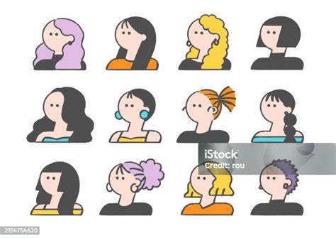 Girl Illustration Set02 Stock Illustration Download Image Now Adult