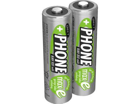 Ansmann Dect Nimh Akku Mignon Aa 800mah Maxe 2er Blister Akku Aa