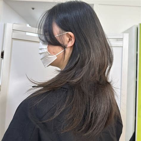 긴머리 허쉬컷 레이어드펌 잘하는 부천 중동미용실 모이다헤어 네이버 블로그