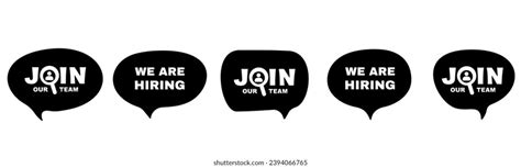 We Hiring Join Our Team Speech Stock Vector Royalty Free 2394066765 Shutterstock