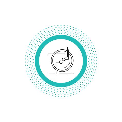 Chain Connect Connection Link Wire Line Icon Vector Isolated Illustration 13042085 Vector