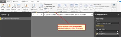 Power Query Editor Unable To Load Data In Navigati Microsoft