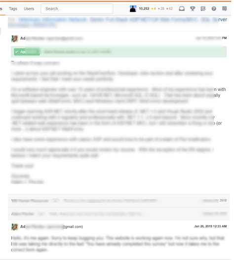 Stack Overflow Jobs Site Should Use My Stack Overflow Photo Right