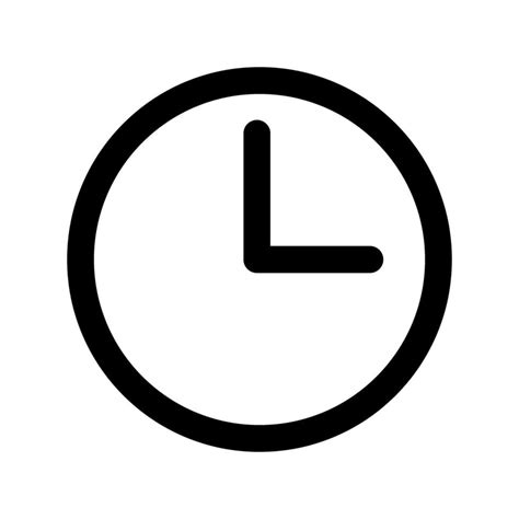 Simple Clock Time And Wall Clock Vector 26531134 Vector Art At Vecteezy