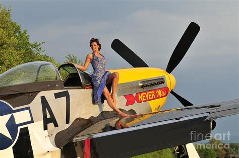 1940s Style Pin Up Girl Standing Photograph By Christian Kieffer Pixels