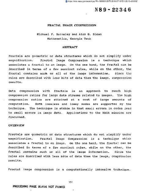 Pdf Fractal Image Encoding