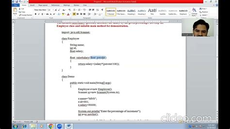 Oop With Javabcs306a Lab Program3vtu 2022 Scheme Youtube
