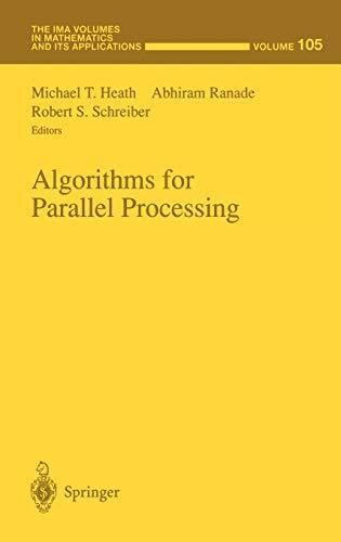 Algorithms For Parallel Processing Ebay