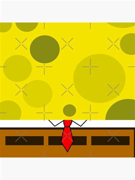 Yellow Sqaure Sticker Design For Yoga Pants Sponge Like Texture Bob The Yellow Sqaure