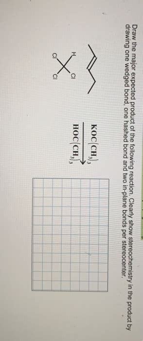 Solved Draw The Major Expected Product Of The Following