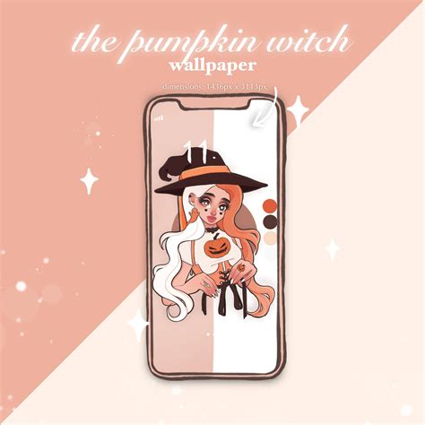 Cute Halloween Witch Wallpaper