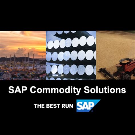 Sap Commodity Solutions Youtube