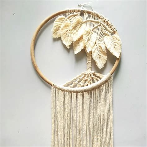 Macrame Tree Of Life Wall Art Macrame Wall Hanging Large Etsy