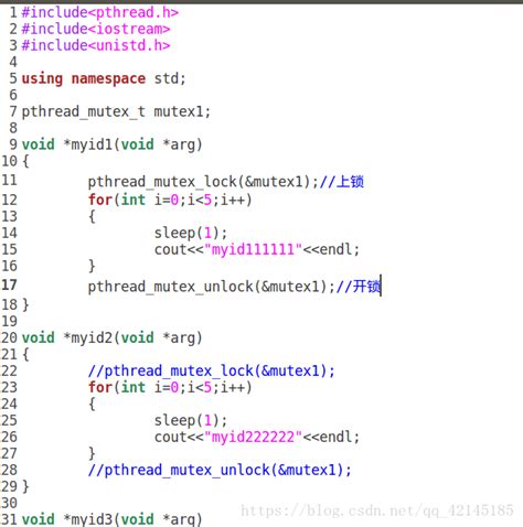 学习笔记 c （linux pthread c 多线程互斥锁） dealfunction csdn博客