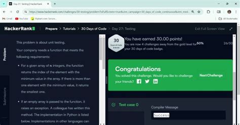 Completed Day 27 Of Java On Hackerrank Dilip Kumar Posted On The