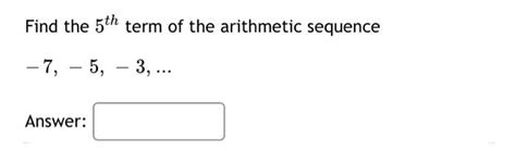 solved if the 100th term of an arithmetic sequence is 795