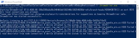 C Selenium Chromedriver Only Shows Data Stack Overflow