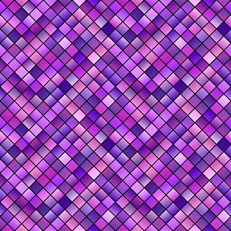 Geometrical Seamless Abstract Gradient Square Pattern Background Colorful Vector Design