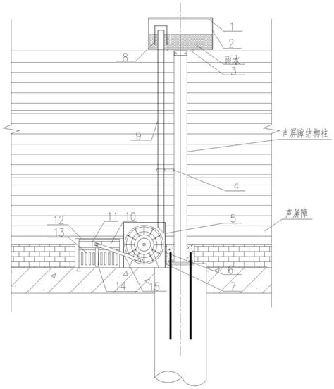 一种声屏障排水装置的制作方法