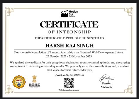 Harsh Raj Singh On Linkedin Certificationachievement