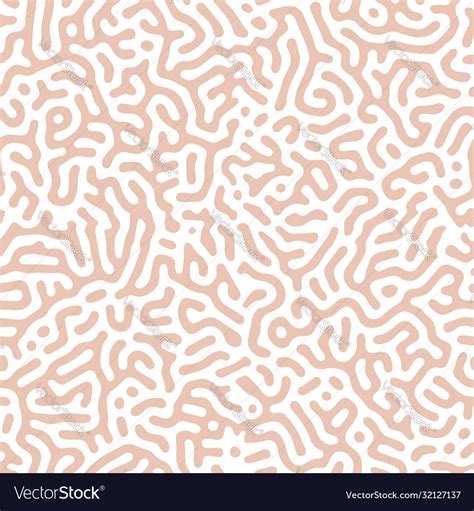 Abstract Reaction Diffusion Seamless Pattern Vector Image