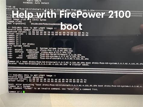 Cisco Firepower 2110 Unable To Boot Invalid Guid Number Detected R