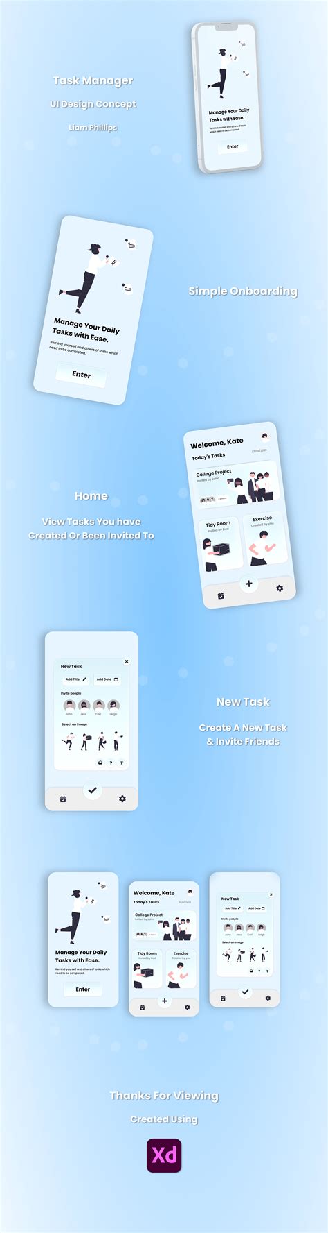 Task Manager UI Design On Behance