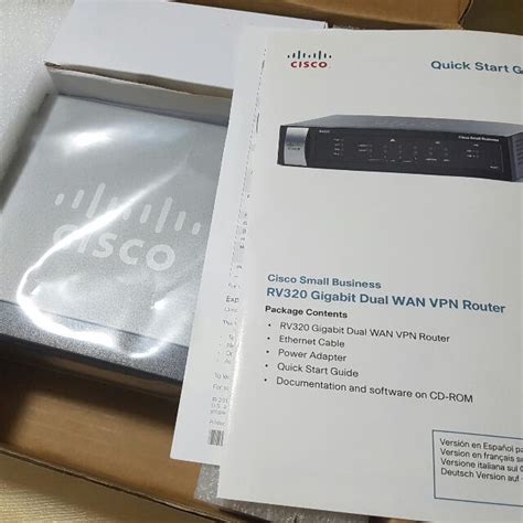 Cisco RV320 Dual Gigabit WAN VPN Router Computers Tech Parts Accessories Networking On