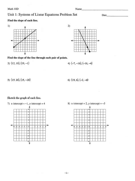 01 Unit Work Notes Pdf Equations Mathematical Objects
