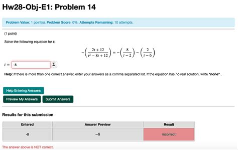 solved hw28 obj e1 problem 14 problem value 1 point s