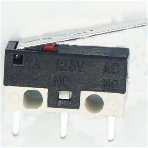 100 Pcs Mouse Switch Click Switch 3 Pin 1a 125v Ac Rectangular Switches In Switches From Lights