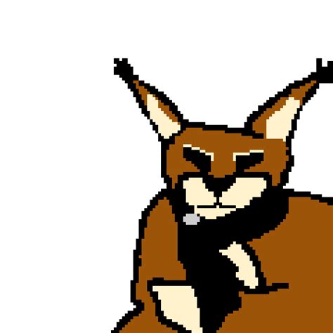 Hecker Floppa Pixel Art