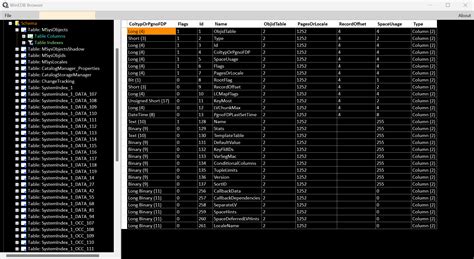 Winedb Windowsedb Browser