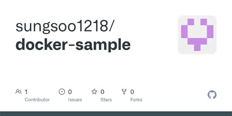 Github Sungsoo1218docker Sample