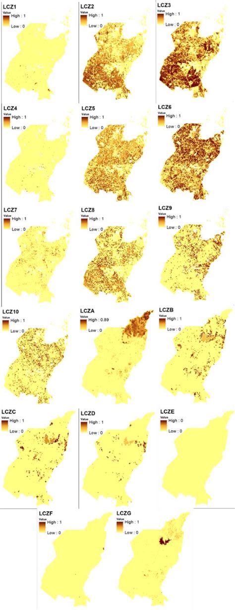 Figure 7 From Gis Based Mapping Of Local Climate Zones Using Fuzzy