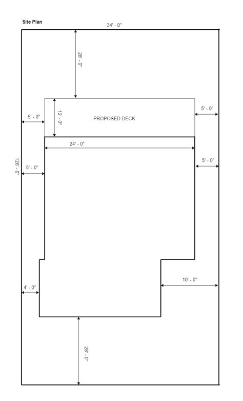 Simple Site Plan Example