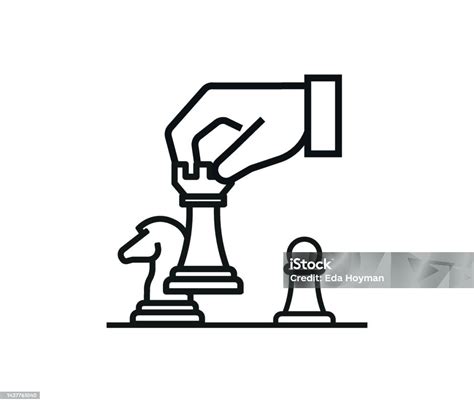 흰색 배경에 고립 된 체스 전략과 게임 개념 편집 가능한 벡터 루크에 대한 스톡 벡터 아트 및 기타 이미지 루크 개념