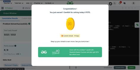 Day 13 Of Gfg160 Challenge Arpan Chatterjee