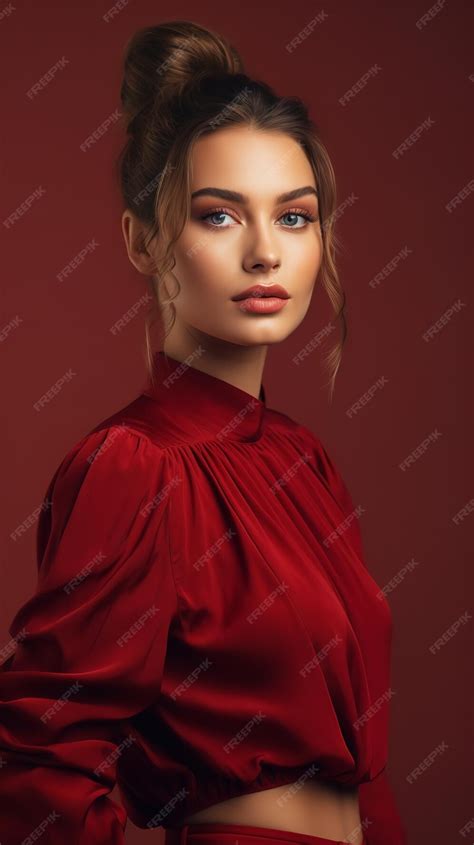 Premium Ai Image Beautiful And Lovely Female Model Standing Pose