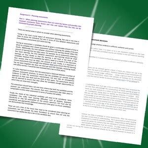 Cava Taqa Level 3 Assessor Qualifications Answers Help Units 1 2 3 Certificate In Assessing