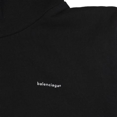 Balenciaga 발렌시아가 [balenciaga] 키즈 로고 기모 후드티 블랙 558144 Tdv29 1000 신세계v