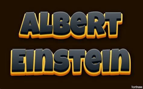 Albert Einstein Text Effect And Logo Design Celebrity