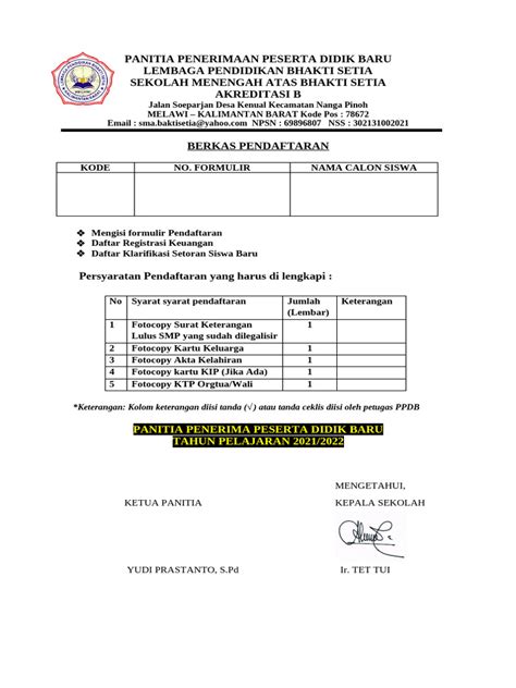 Sampul Ppdb 2021 2020 Pdf