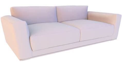 Modern 2 Seater Sofa 3d Model Download