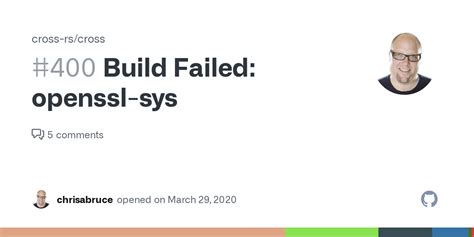 Build Failed Openssl Sys · Issue 400 · Cross Rscross · Github